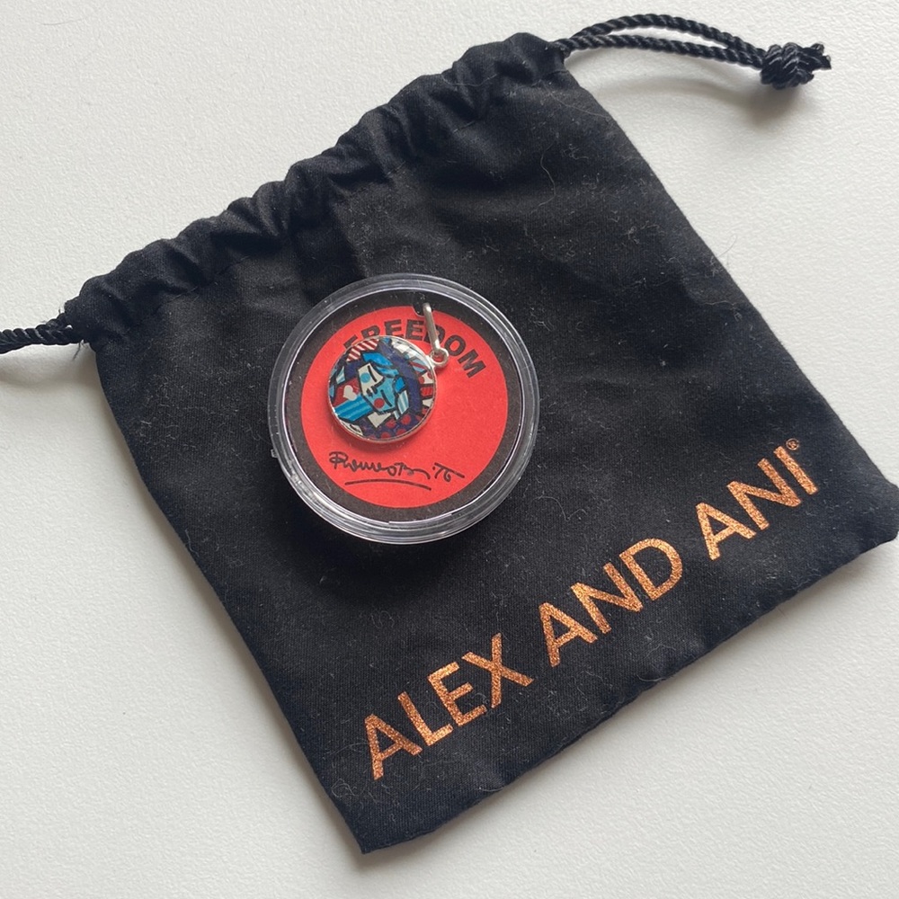 Alex & Ani Britto Art Infusion “Freedom” Charm - Gem